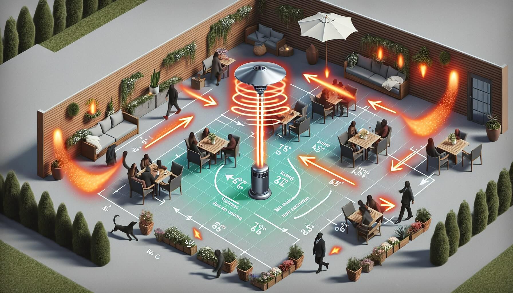 Patio Heater Placement Tips